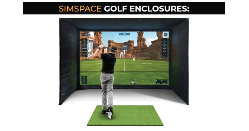 Simspace Golf Enclosures | Simulator Bays| Turf Net Sports Supplies